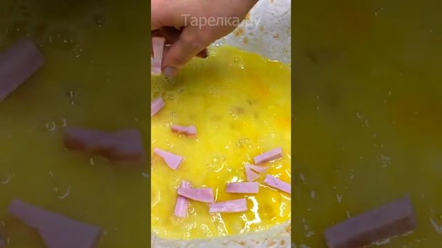 Любимый завтрак моего мужа из того, что есть в холодильнике