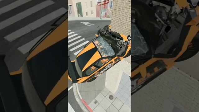 ПРЫЖКИ С ТРАМПЛИНА #9.4 #shorts #beamng #beamng_drive #beamng_drive_mods #beamng_mod #beamng_crashes