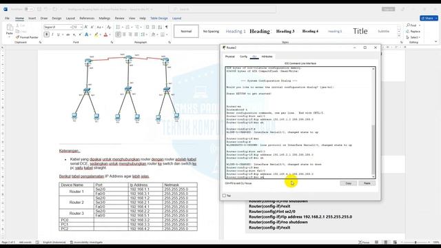 Tutorial/Cara Konfigurasi Routing Static Di Cisco Packet Tracer | 3 ...