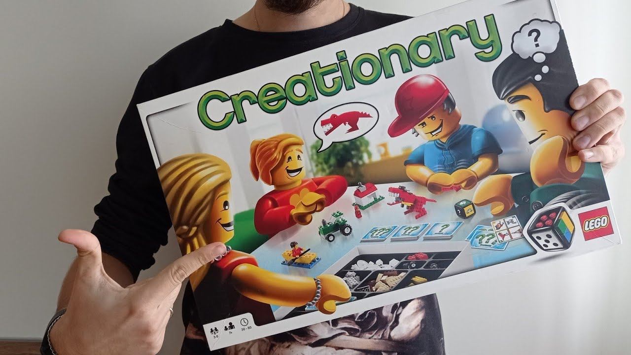 СОБИРАЙ И УГАДЫВАЙ! КЛАССНАЯ НАСТОЛЬНАЯ ЛЕГО ИГРА! - Обзор на Lego 3844 "Creationary