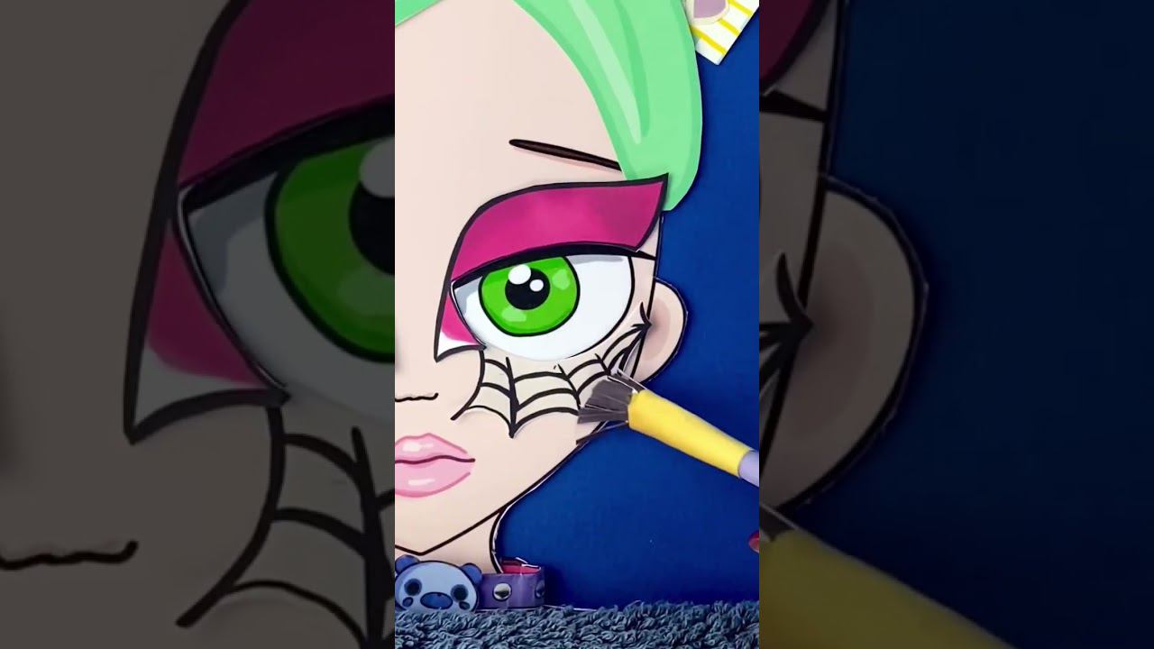 😱 Страшно красивая на Хэллоуин по схемам #moducknet #модакнет