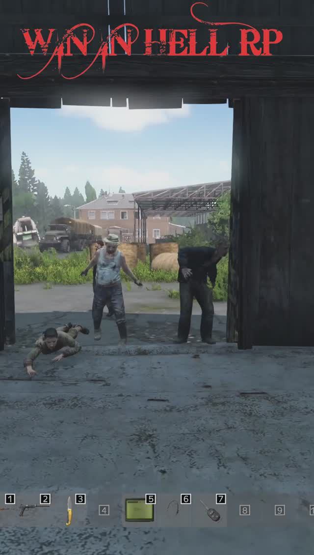 WIN IN HELL RP / DAYZ / Отвлёк чё
