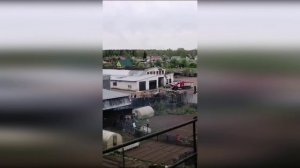 Пилорама горит на улице Капустина