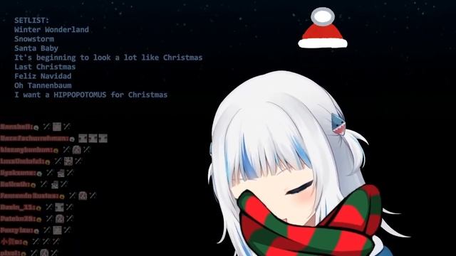 [Hololive - Gawr Gura] Gayla Peevey - I Want a Hippopotamus for Christmas