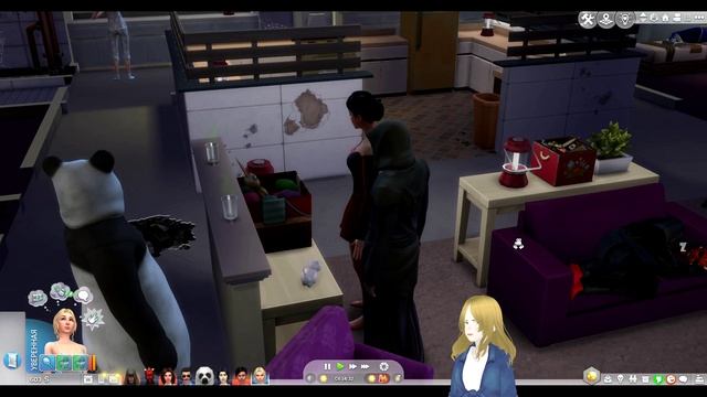 "Психушка" Челлендж The Sims 4 без модов. День 14.