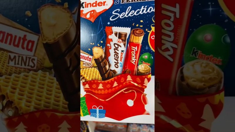 СОВСЕМ НОВЫЕ Шоколадки от Kinder в Новогоднем Подарке