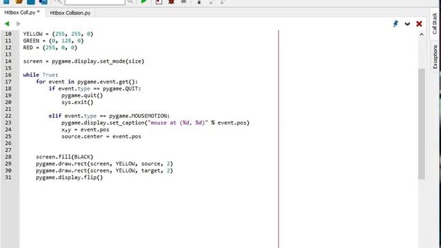 Learn 2 Code E8 | PYGAME Hitbox based Collisions – смотреть онлайн видео от Python: эволюционный ...