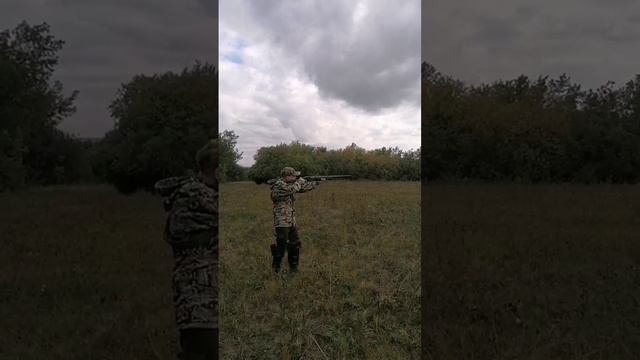 Отстрел новой МР-155 патронами 28 гр дробь 7,5
