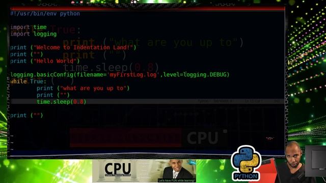 Python Epic Hello World Ep3 Logging смотреть онлайн видео от Python эволюционный подход в 