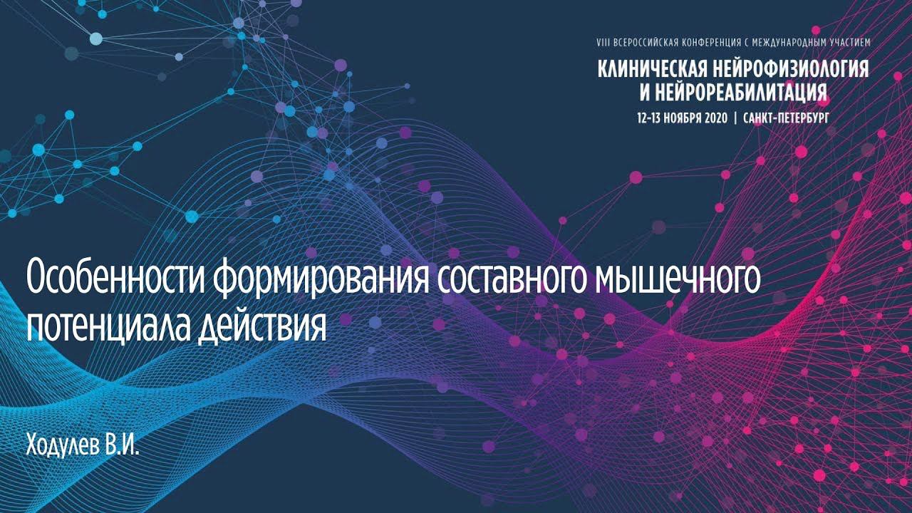 Особенности формирования составного мышечного потенциала действия. Ходулев В.И.