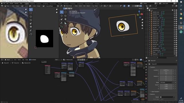 40. Blender 3.0 Character Modeling Tutorial - Texturing
