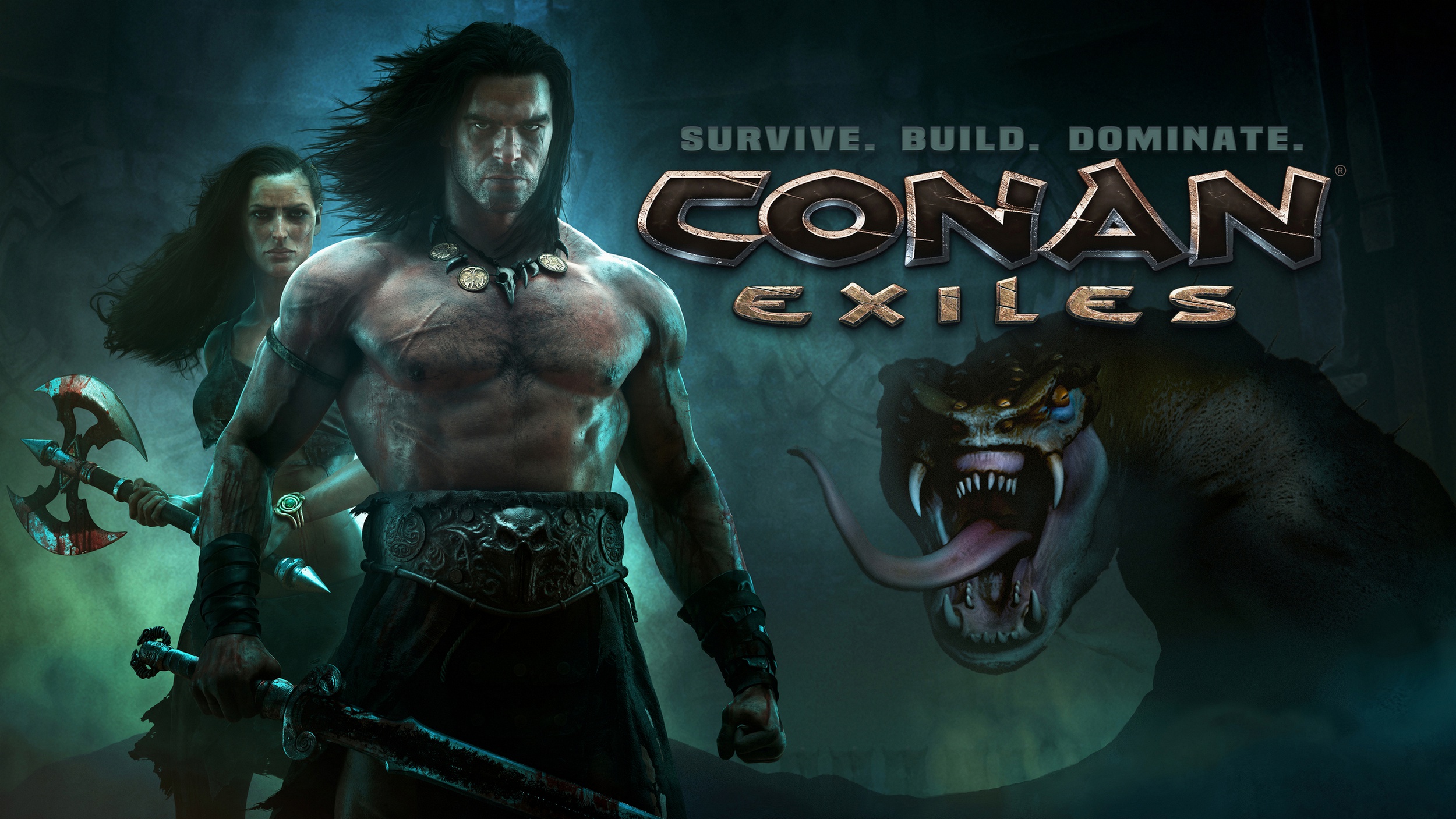 Conan Exiles. Затонувший город, серебрянная шахта
