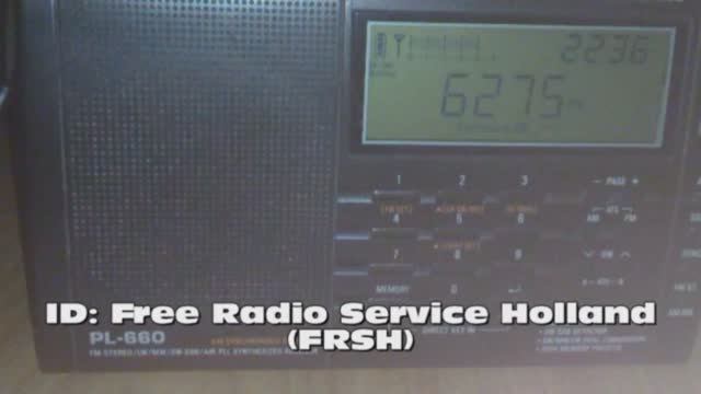 29.07.2018 19:19UTC, [p:48m], Free Radio Service Holland, 6275кГц