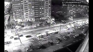 03.10.2014, не уступил при выезде со двора. ДТП ул.Будапештская