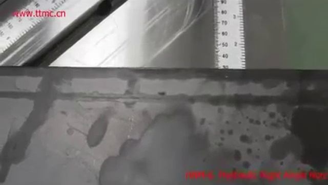 Гидравлический угловысечной станок HNM-6 Процесс работы.mp4