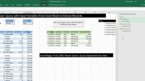 Excel Magic Trick 1358: Query Dependencies View in Power Query (Get & Transform)