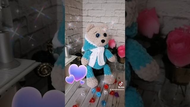 Мишка амигуруми ручной работы 30 см