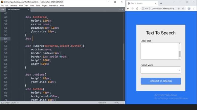 Text To Speech converter using HTML CSS and JavaScript – смотреть ...