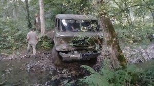 Gaz 66 НА БЕЗДОРОЖЬЕ ПРОТИВ nissan patrol y 61, НИВА.  ГРЯЗЬ, ГЛУБОКАЯ КОЛЕЯ