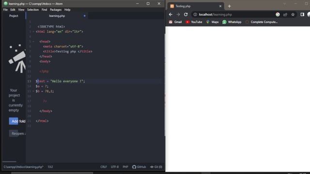 Php script Language - Comments and Variables أهمية التعليقات في مجال البرمجة عامة commentaires ...