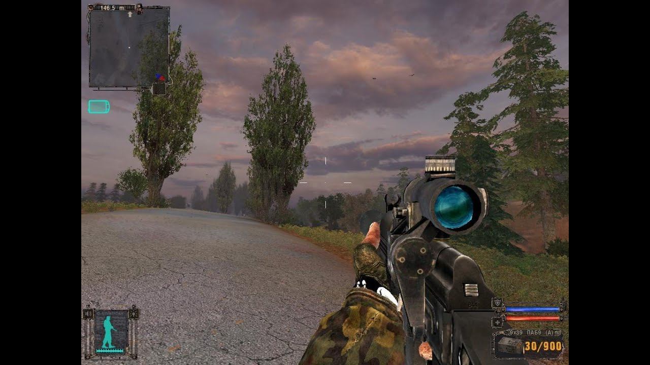 Демонстрация АК9 для Сталкер - Тень Чернобыля