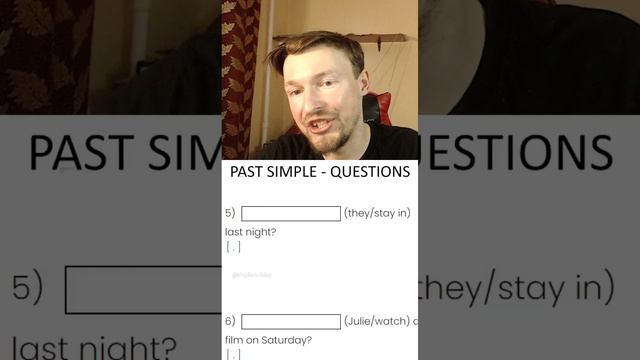PAST SIMPLE - ЗАДАЕМ ВОПРОСЫ НА АНГЛИЙСКОМ ЧАСТЬ 3  #урокианглийского