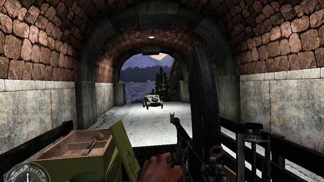 Call of Duty 1 Езда на грузовике.