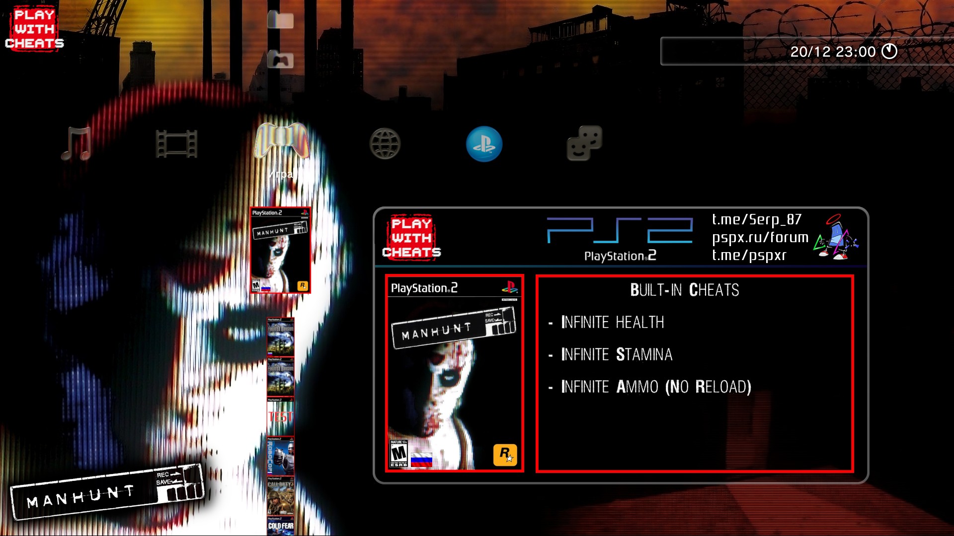 Manhunt [SLUS20827] (FullRus) (PS2 Classics) (CHT)