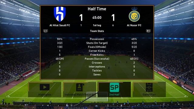 eFootball PES. AFC Champions League. Al Nassr - Al Hilal #12