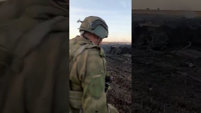 ⚡️Запорожская область. Бойцы полка Кадырова уничтожили колонну военной техники ВСУ