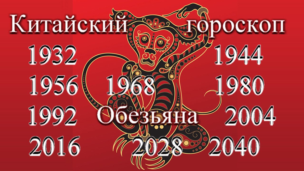 Китайский (Восточный) гороскоп. Обезьяна