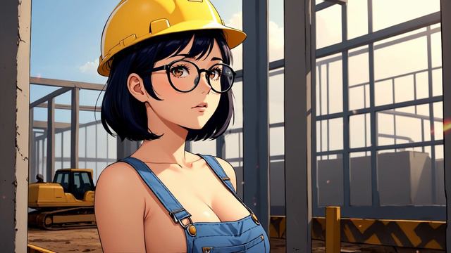 Your Waifu Erects Buildings _ Lofi Chill-Hop Beats - for working, gaming, or relax