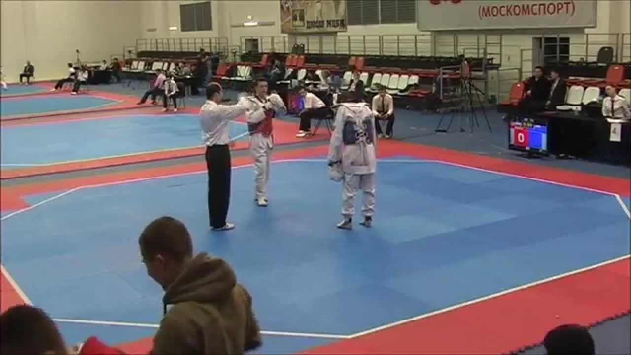 Taekwondo WTF. Первенство Москвы. 28.12.2014. Каргин-Авдасев