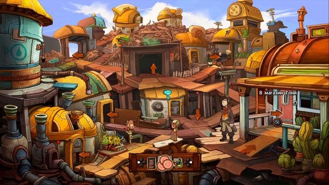 Прохождение Deponia с русскими субтитрами без комментариев 
Часть 2