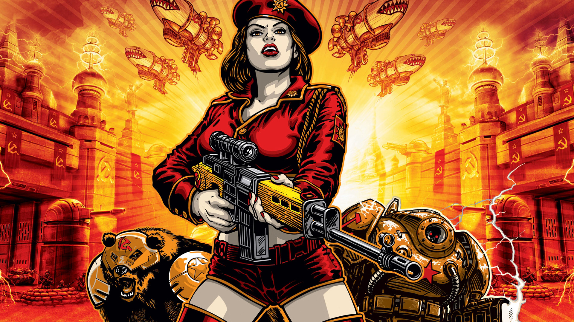 Прохождение Command & Conquer: Red Alert 3 - Миссия 1. Ленинград.