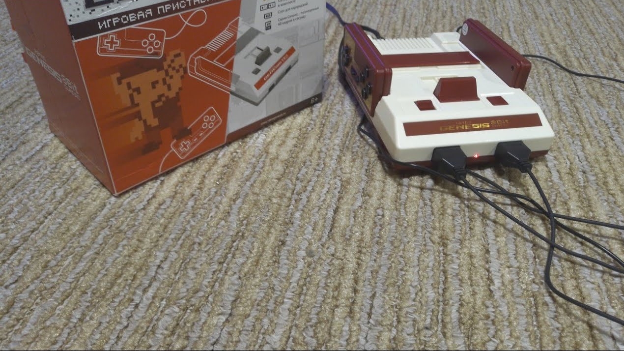 обзор на мою первую приставку genesis 8 bit classic