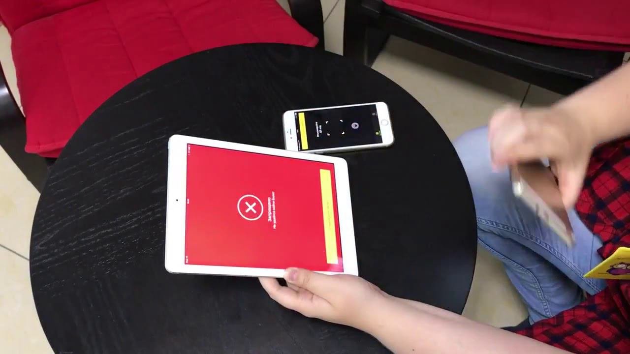 Сканирование QR-кода. iPad