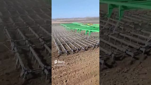 Работа Гибкой бороной _Горизонт_ от Компании _САРМАТ_