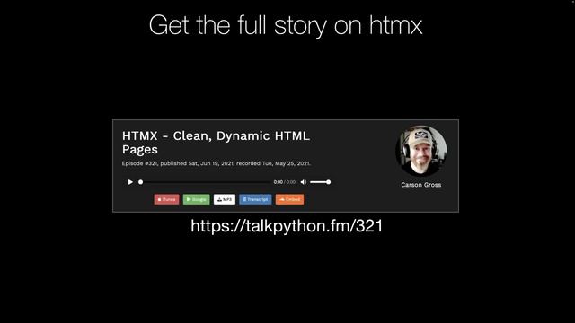 08. Interview with HTMX creator Carson Gross