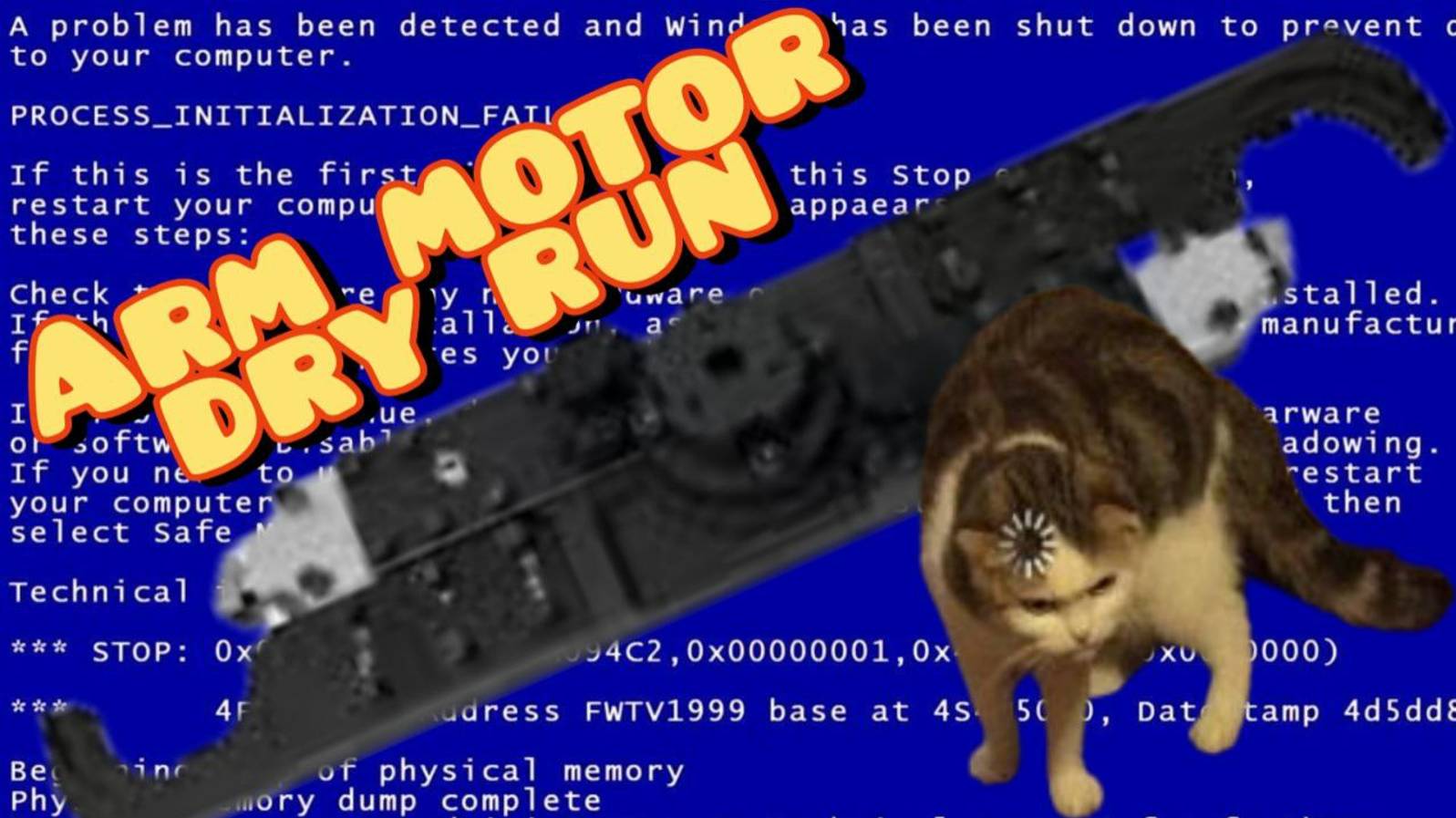 Arm motor dry run. Зависание при автоматической смене инструмента. Маслице убежало, тормоз устал.