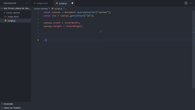 HTML Canvas desde 0 con JavaScript | 1- Primeros Pasos y Cuadrado ...