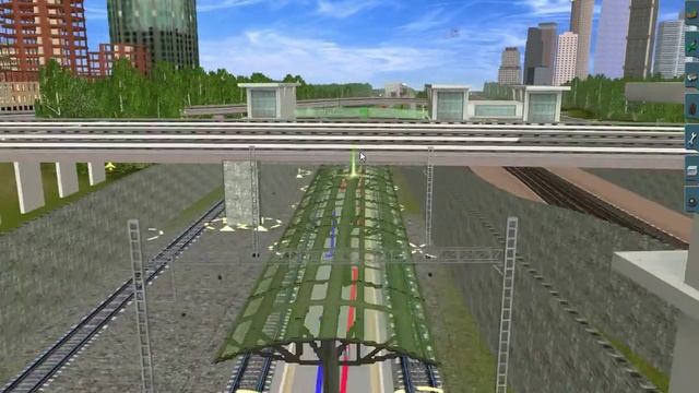 trainz 2012 _ МЦК _ Обзор маршрута вер.3 часть 1