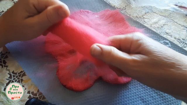 Подставка из остатков шерсти.#изшерсти#своимируками#валяние#валяниеизшерсти