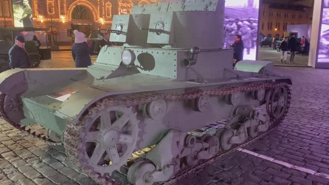 Советский двухбашенный танк Т-26