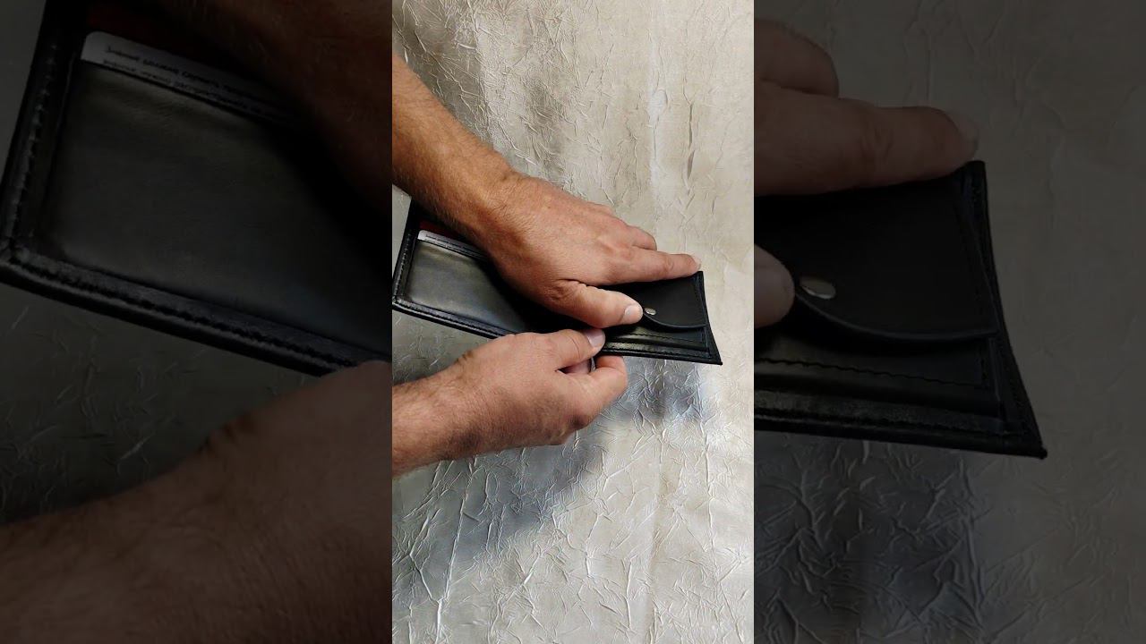 Кошелёк мужской. Изделия из кожи. СКСтиль. Видео обзор кошелька: Путь к цели.