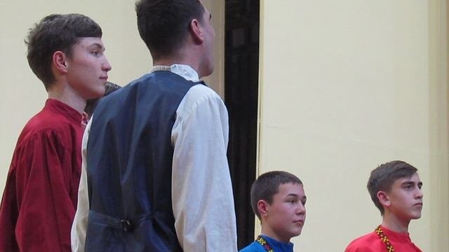 русская песня. "ой, в поле - травка"