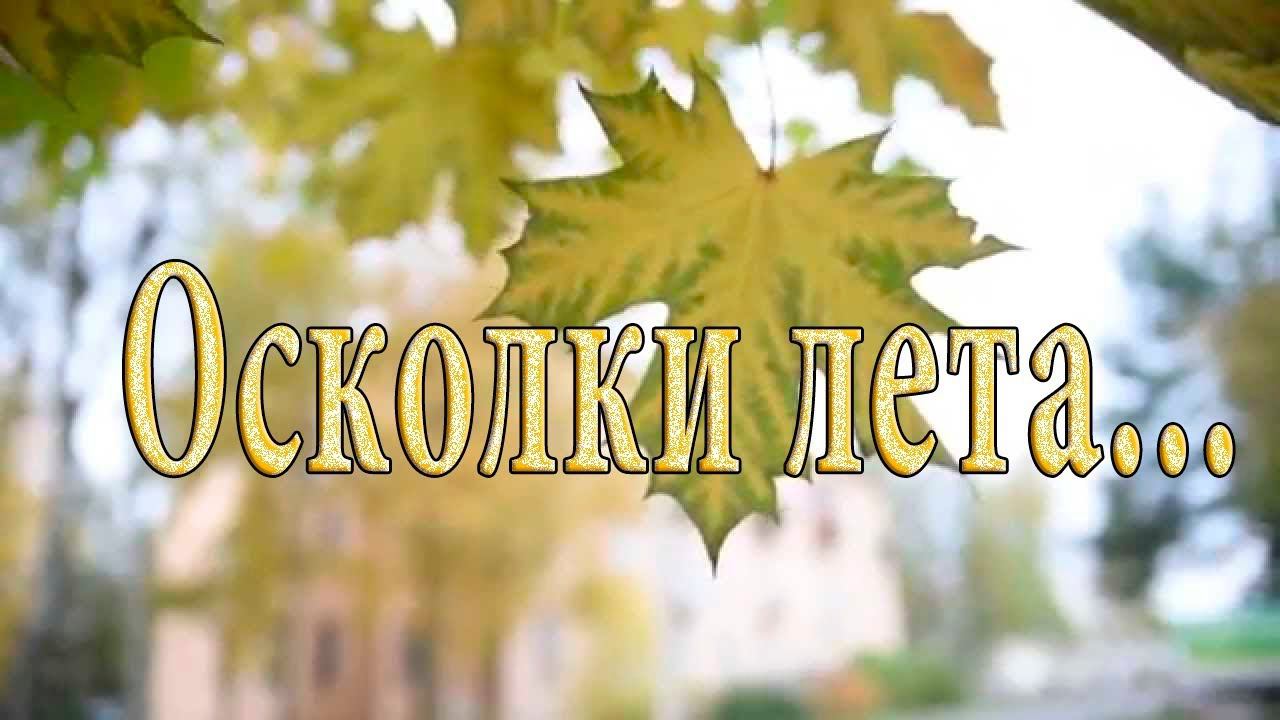 Осколки лета*