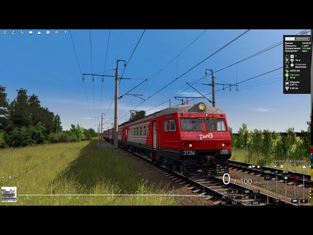 Trainz 2019, «Пригородный поезд №6025», часть 3 (перезалив)