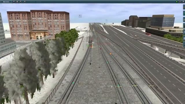 trainz 2012 _ МЦК _Обзор маршрута вер.4.5 часть 1