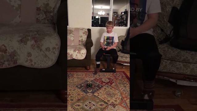 Flying RC drone in the house